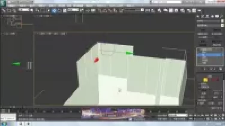 3Dmax房体建模视频 3dmax基础教程 单面建模