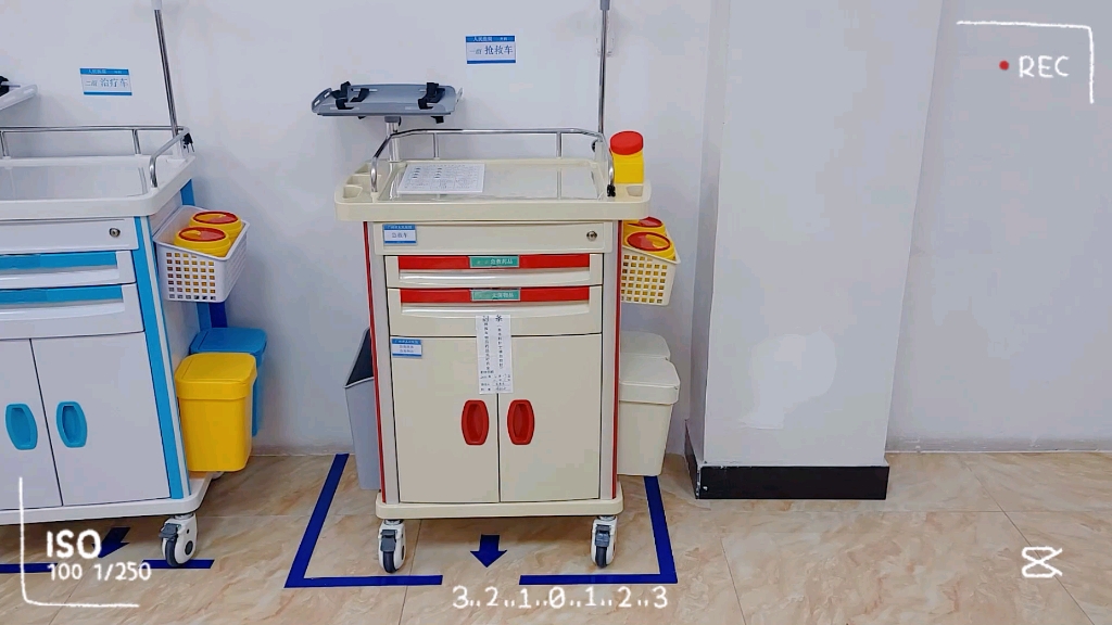 #护士懂护士 以6S管理方法让急救车更便捷 使用效率更高 #医院6s管理...