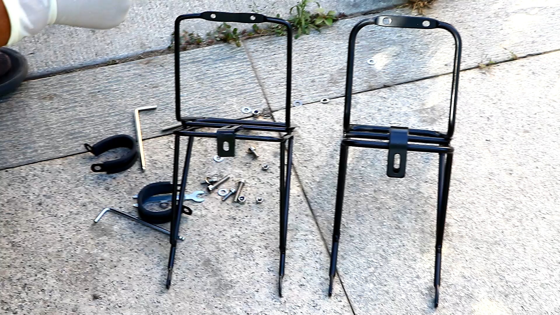 山地车前货架支架安装视频