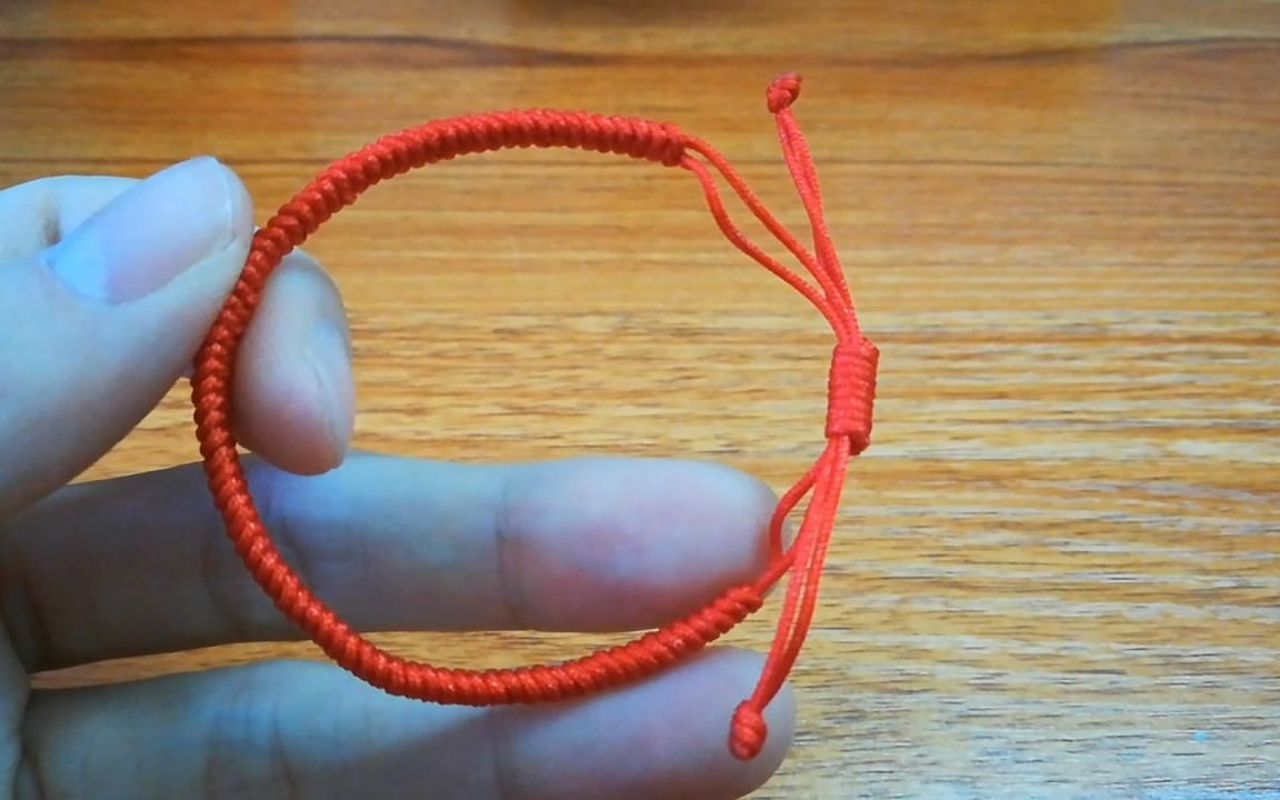 编绳教学:学会这个方法!自己可以编出各种漂亮款式的红绳手链!
