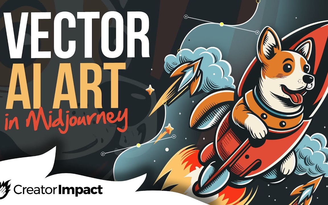 Midjourney VECTOR ART:如何使用 Midjourney(AI 艺术)将图片转换为...