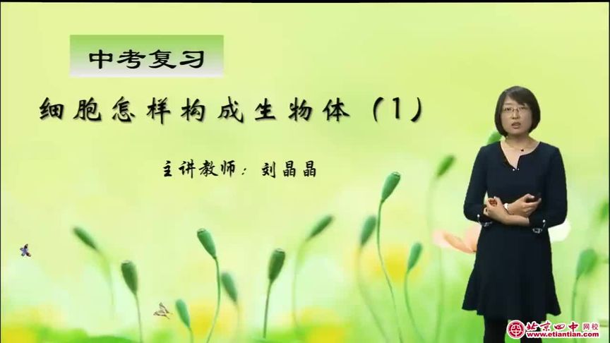 初三生物-生物与环境:细胞怎样构成生物体(一)