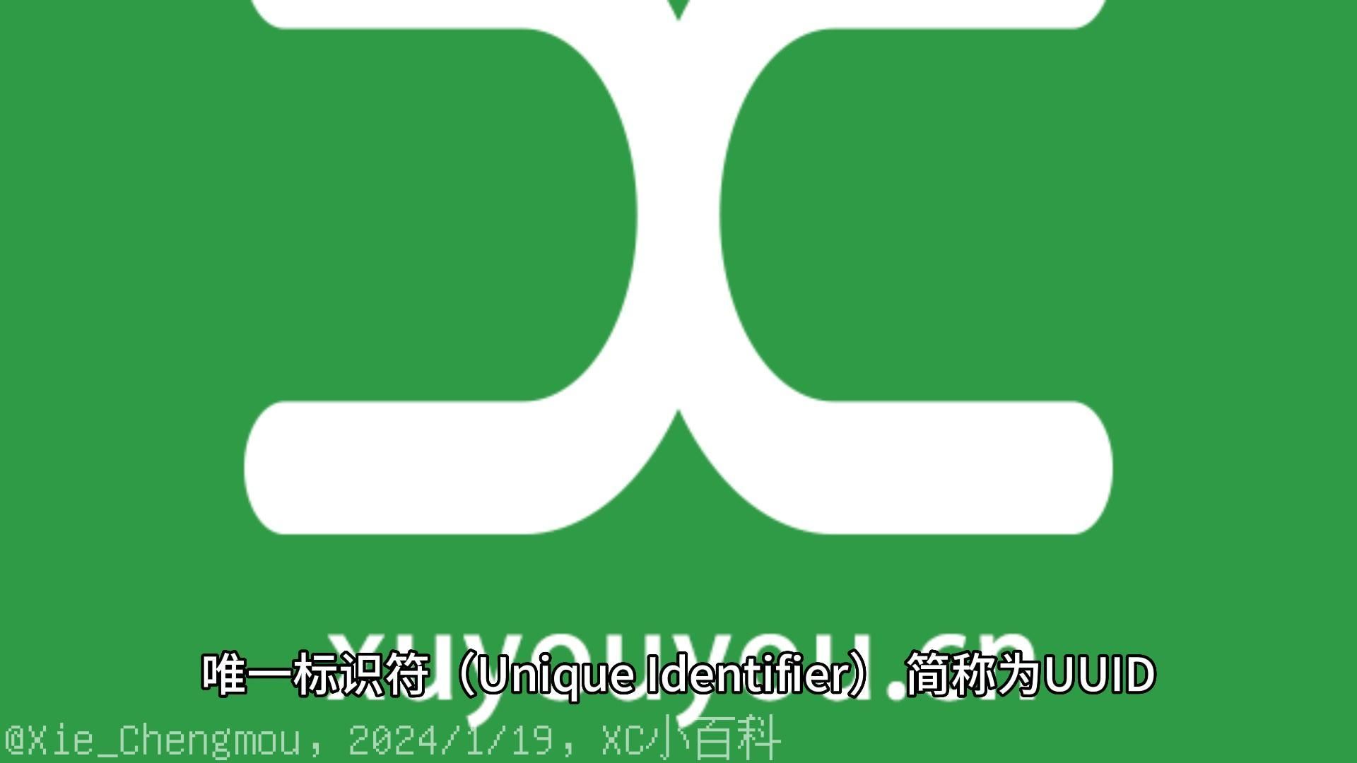 什么是唯一标识符?