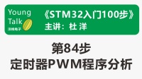 STM32入门100步(第84步)定时器PWM程序分析