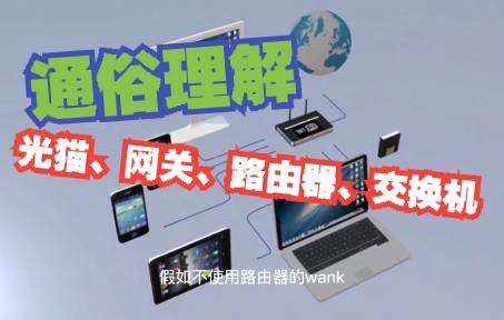 通俗理解光猫、网关、路由器、交换机