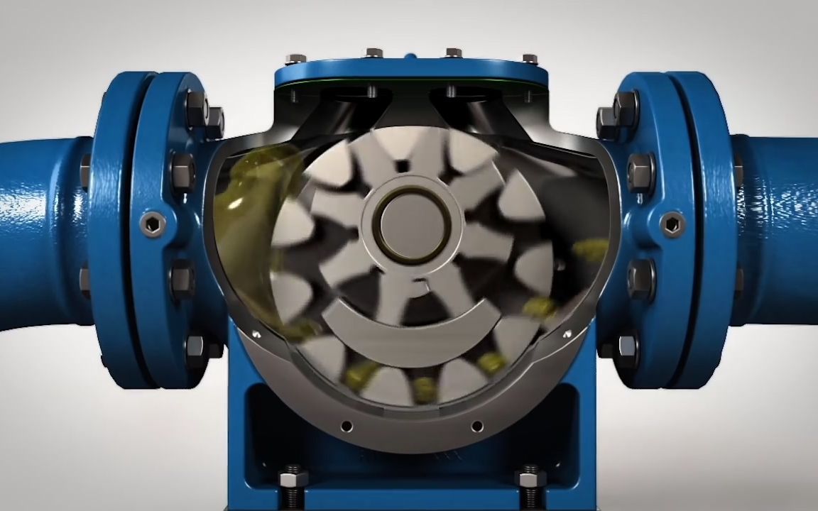 【油管搬运】齿轮泵3D动画(一)