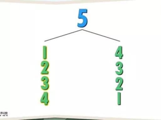数学橙宝 5的分解和组成