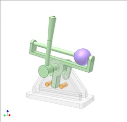 机构动画——双位置杠杆