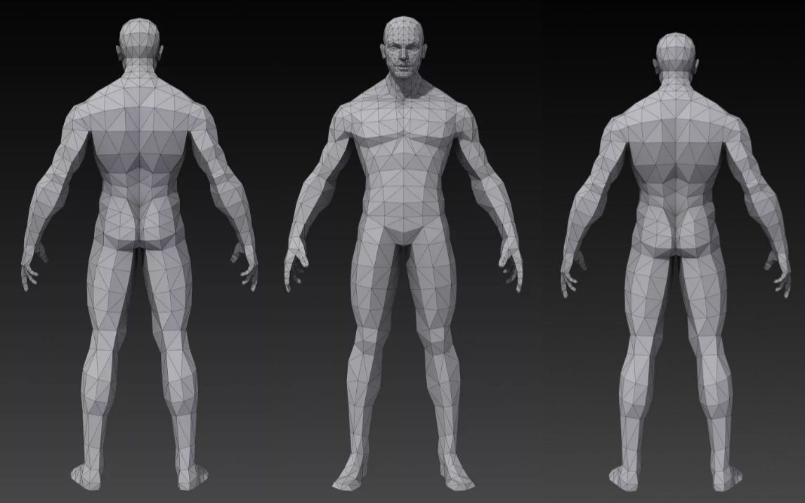 【3Dmax人物建模】小白福利!没有手都能学会的建模教程