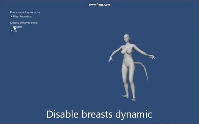 角色动态骨骼关节物理效果动画工具Unity游戏素材资源