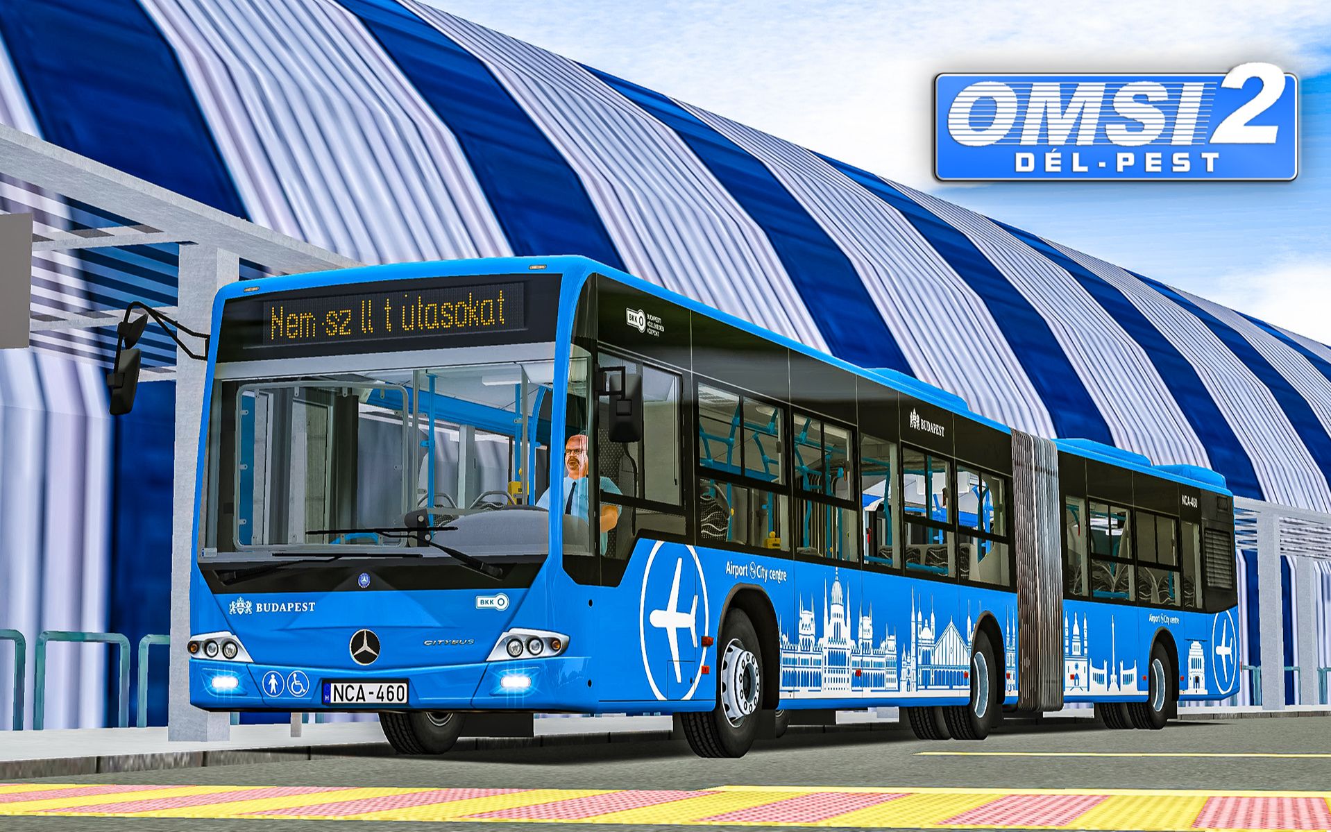 巴士模拟2 南佩斯 #8:OMSI中的布达佩斯机场快速路 100E南段 | OMSI ...