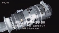 三维动画制作 燃气涡轮发动机内部结构及原理展示-香港太阳火动画