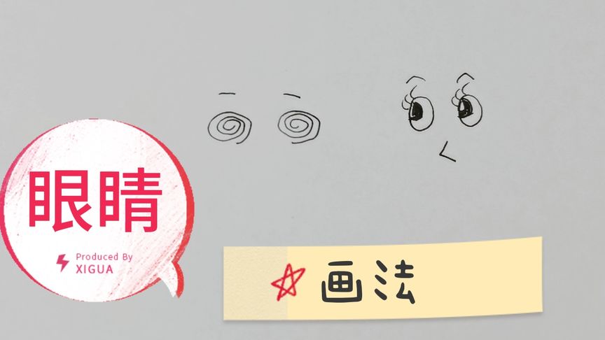 懒人简笔画教程第一章——各种眼睛的画法