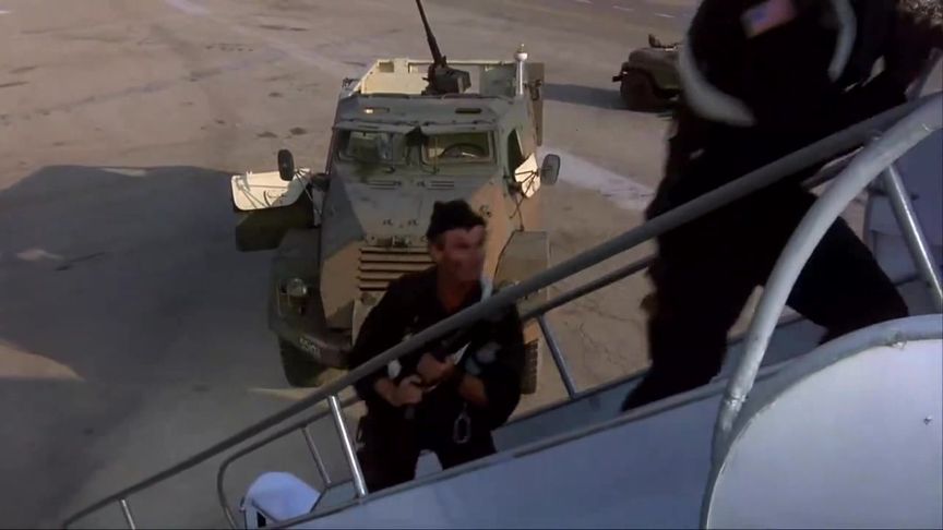 三角突击队营救人质,成功脱险