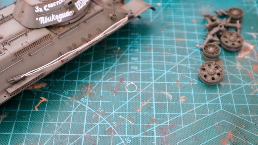 三号坦克的梦魇——T34/76112厂型模型制作