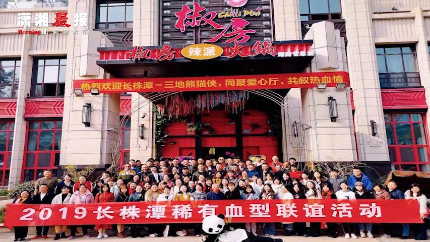 “熊猫侠”来了!长株潭稀有血型无偿献血志愿者联谊活动举行