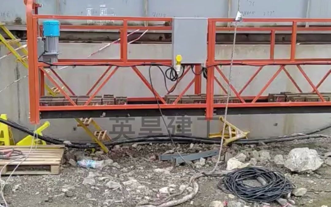 油罐外壁吊篮超载实验