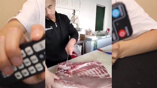 网购一款网红菜刀据说锋利无比切肉如同切豆腐