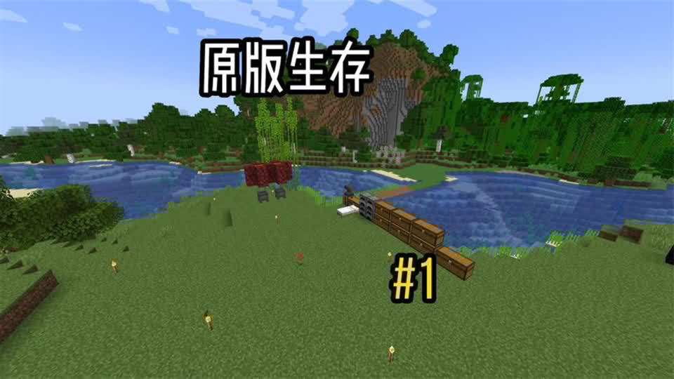 我的世界永不完结的原版生存1,新人up第一次做实况!