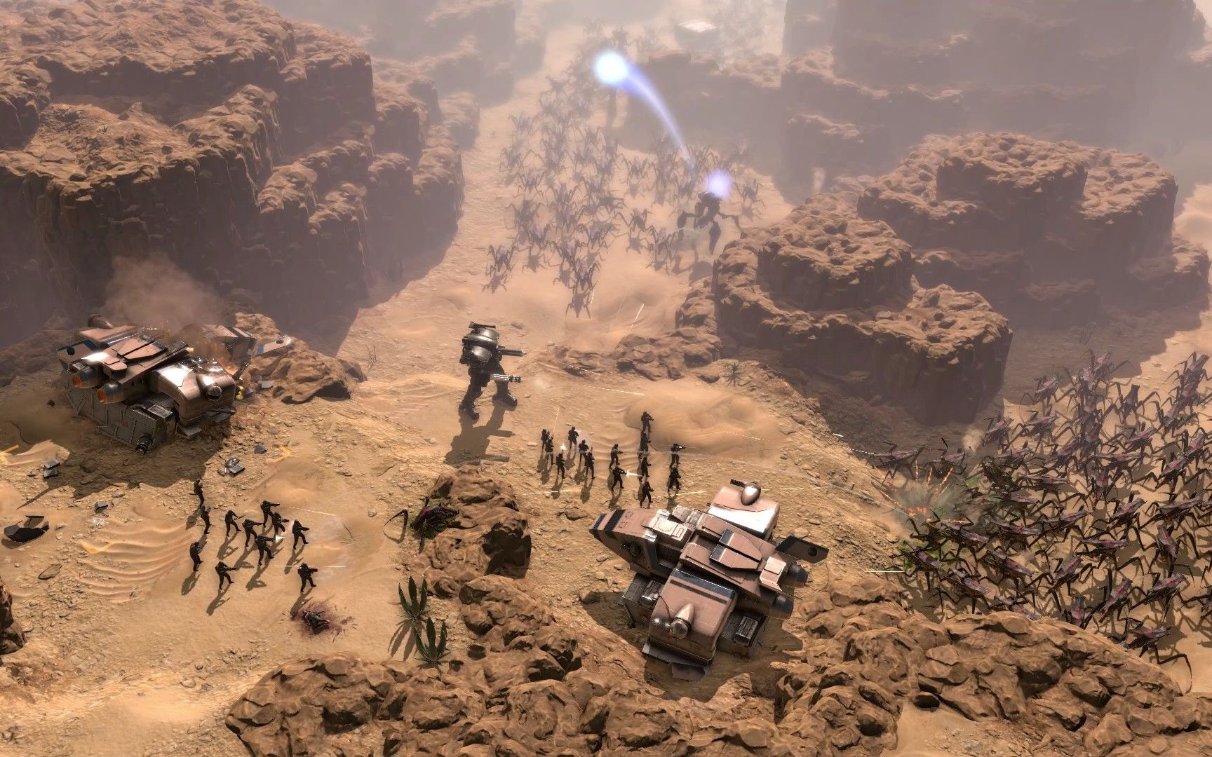 即时战略新作《星舰战将:人类总动员》现已于Steam平台推出,支持...