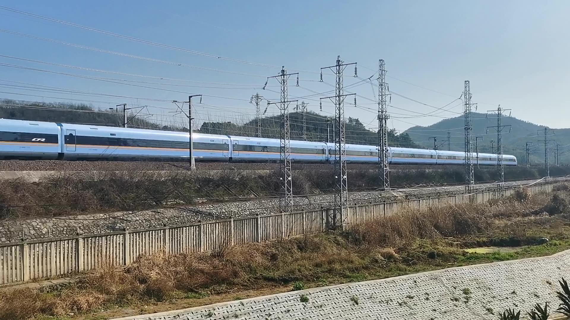 【火车视频】宁安高铁D5605(南京南—安庆)通过