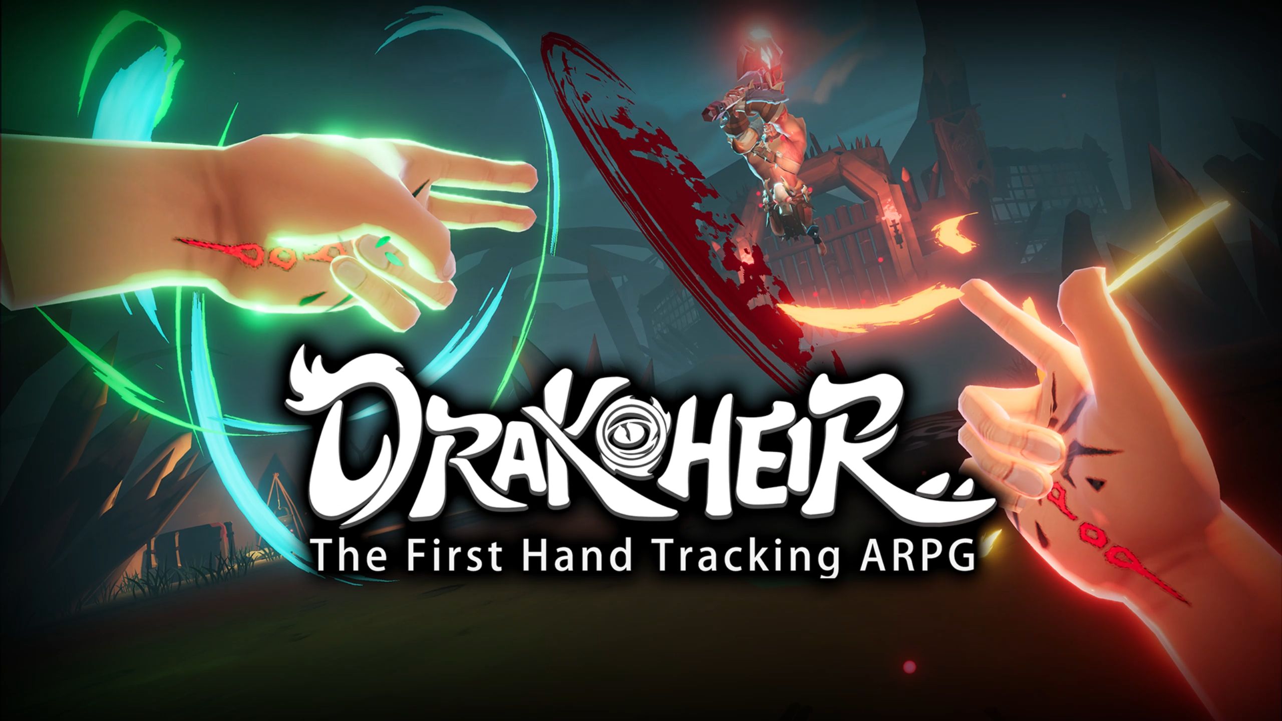 【Drakheir】纯裸手势识别VR游戏,准备就绪,即将正式上线_哔哩哔哩...