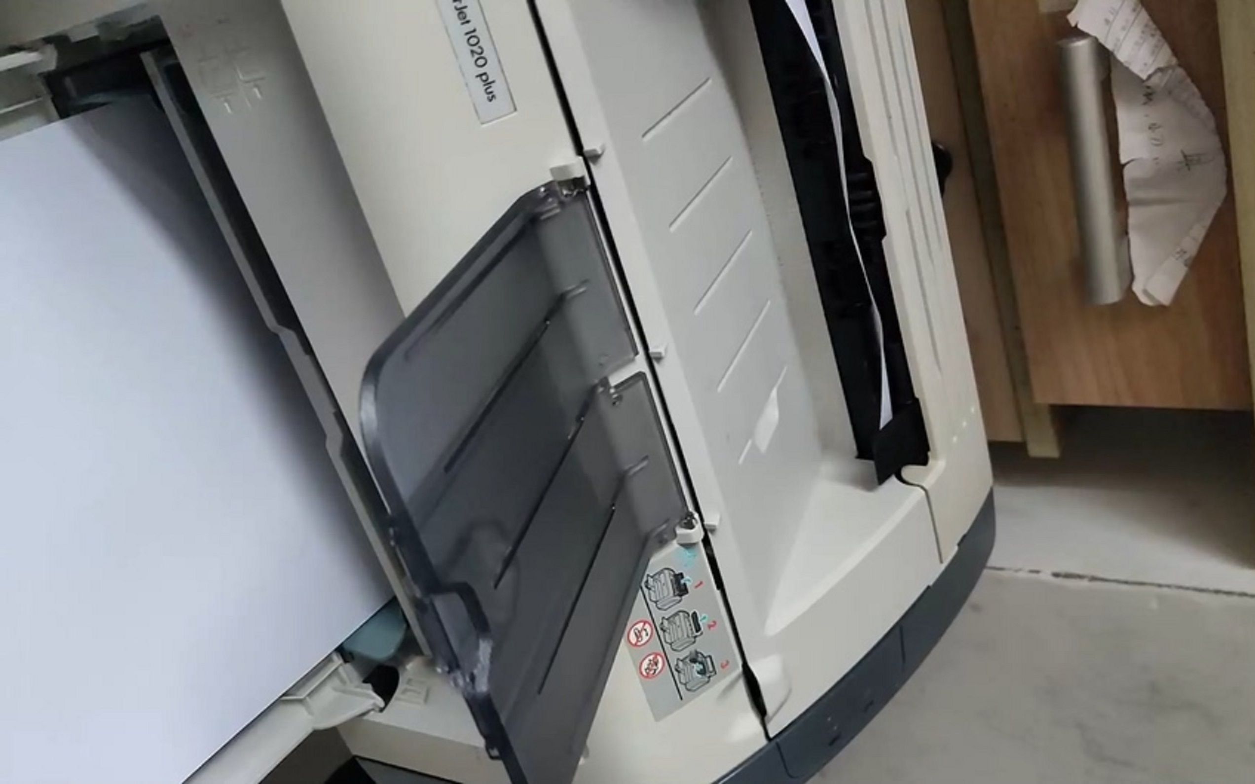 [惠普1020Plus]第一次更换打印机碳粉