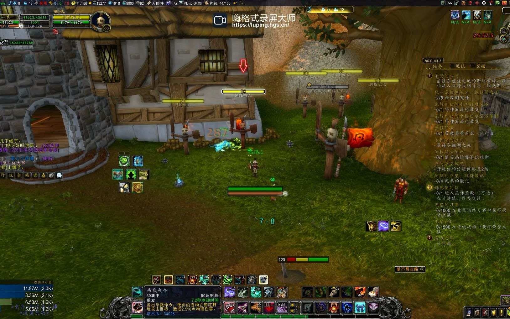 WOW猎人PVP实用宏