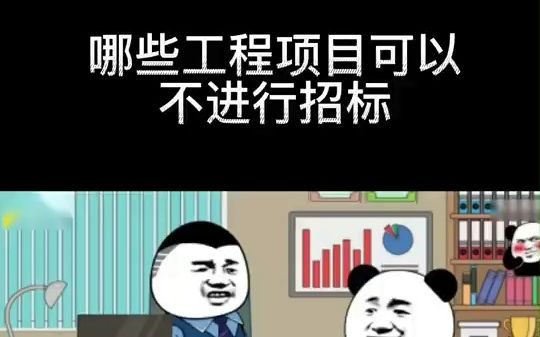 哪些工程项目可以不进行招标?