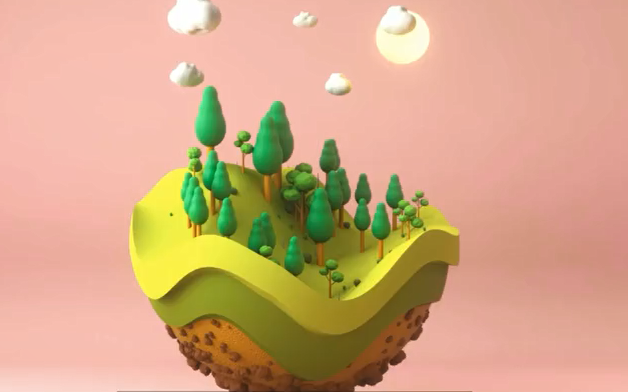 【C4D教程】超有趣味的创意C4D动画,看完这个教程,简直不要太爽!