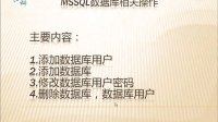 [IXwebhosting中文视频教程].11.MSSQL数据库相关操作