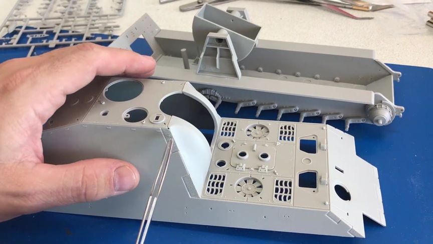 小号手模型坦克制作,每一秒都是技能全开第一集