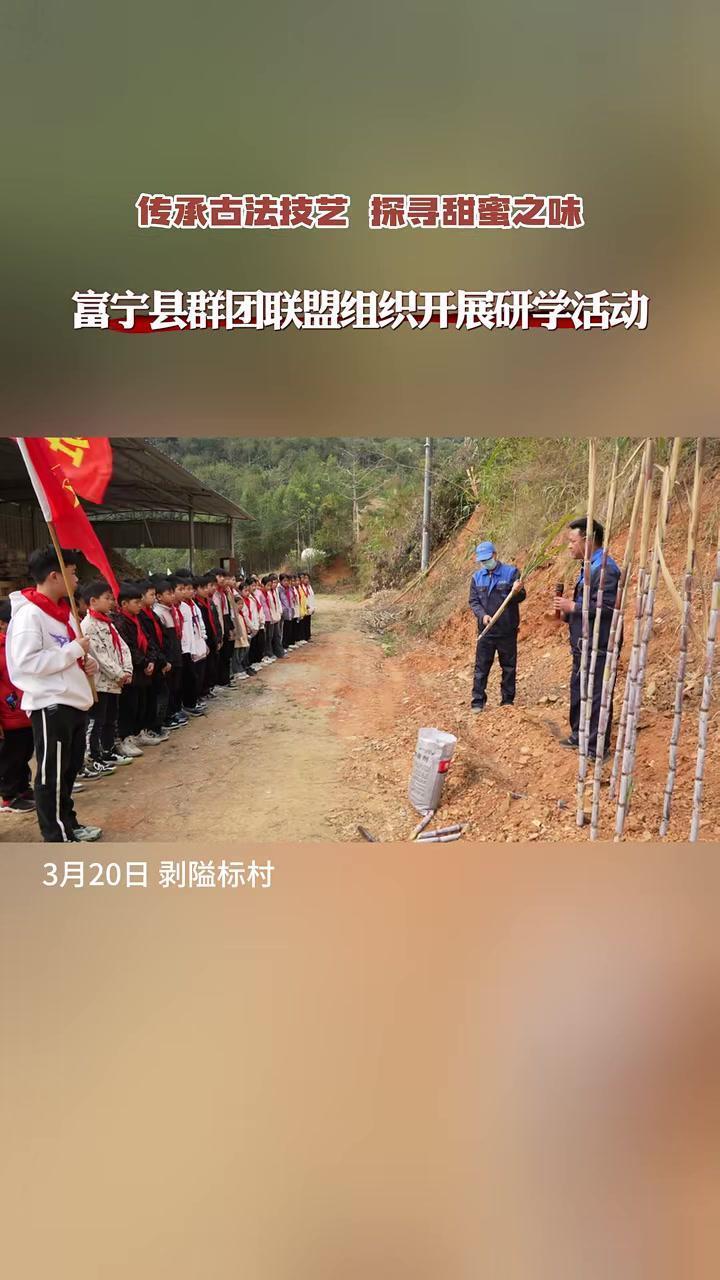 富宁县群团联盟组织开展“传承古法技艺探寻甜蜜之味”研学活动
