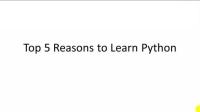 为什么学习python? 学习python五大理由(英文)