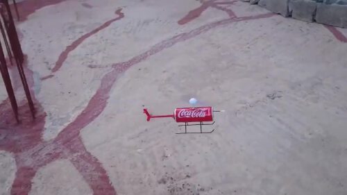 如何用易拉罐制作遥控直升飞机科技小制作创意diy科学验航模飞机...