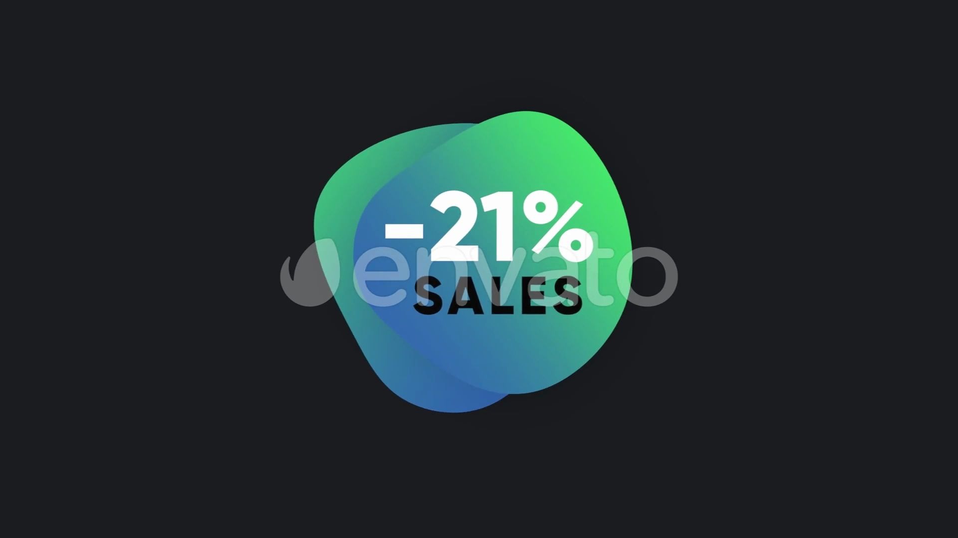 FCPX插件-11个打折促销文字标题徽标