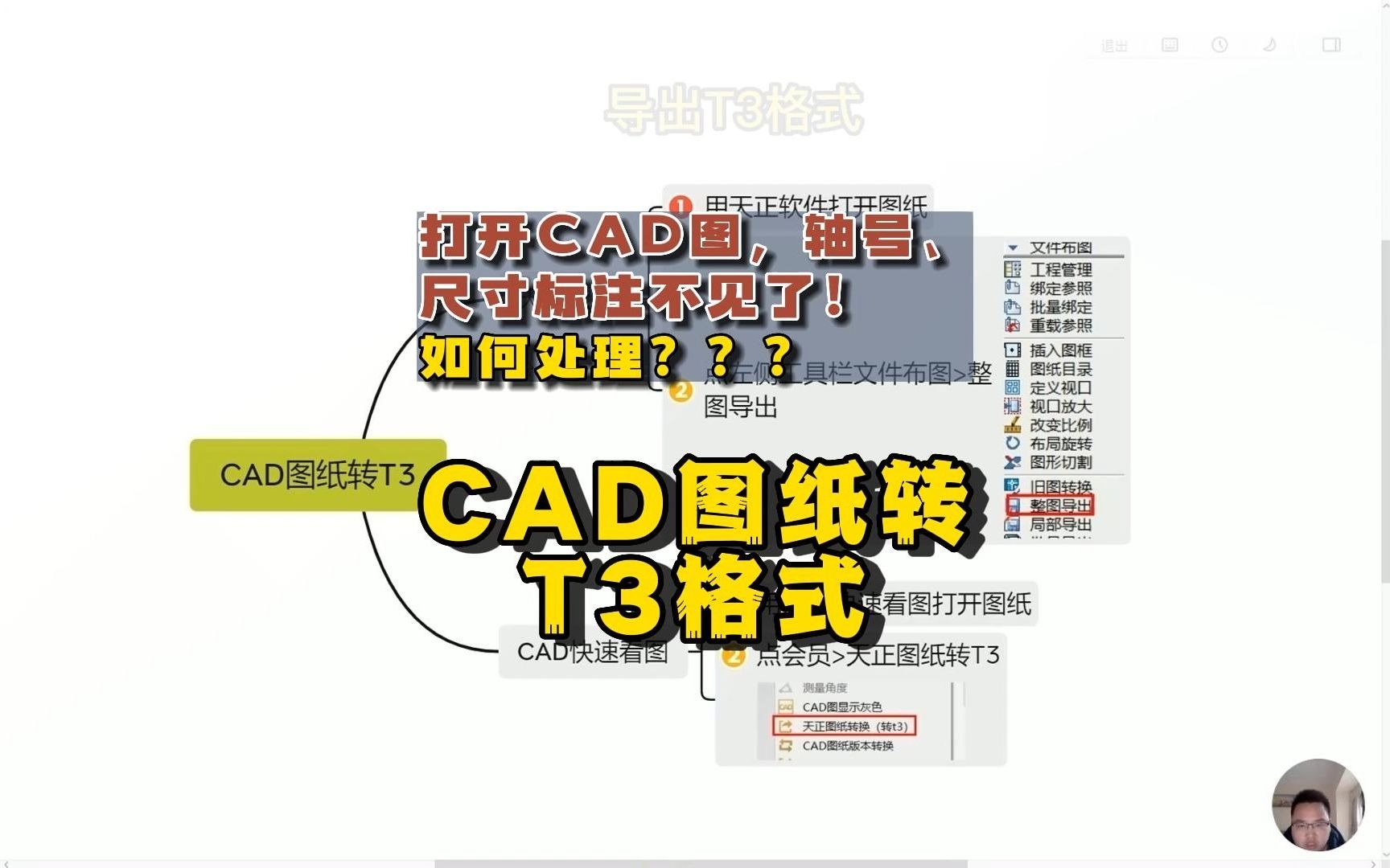 CAD图转T3格式(CAD识别文件)