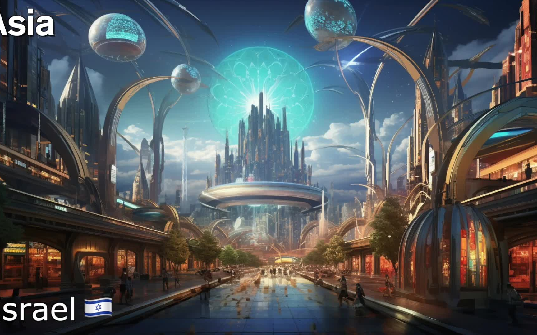 【AI】AI眼中的3000年后的世界各国(作者AI Imaginary World )