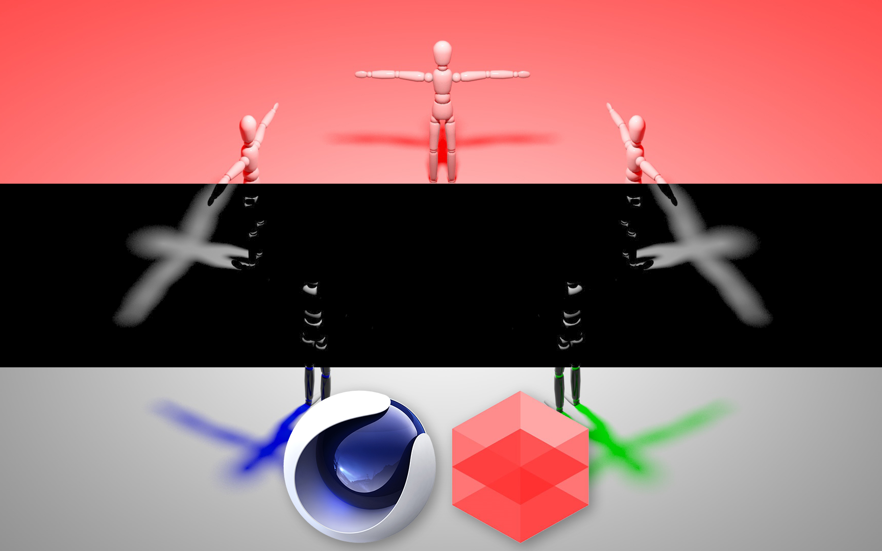 [C4D教程] 在Redshift中改变阴影颜色的三种方法