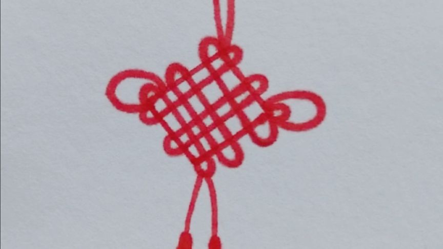 超级简单的中国结,一看就会!