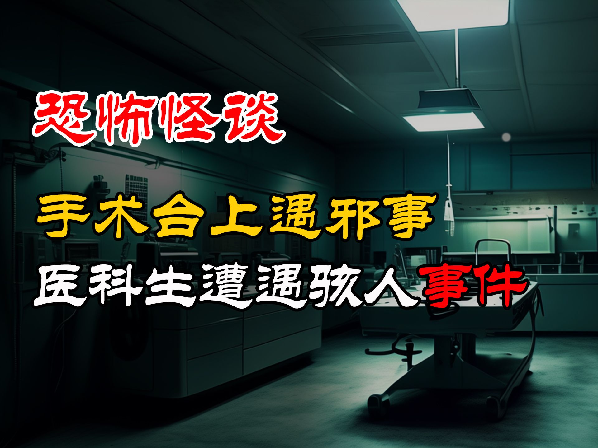 医科生遭遇骇人事件丨手术台上遇邪事丨恐怖故事丨真实灵异故事丨...
