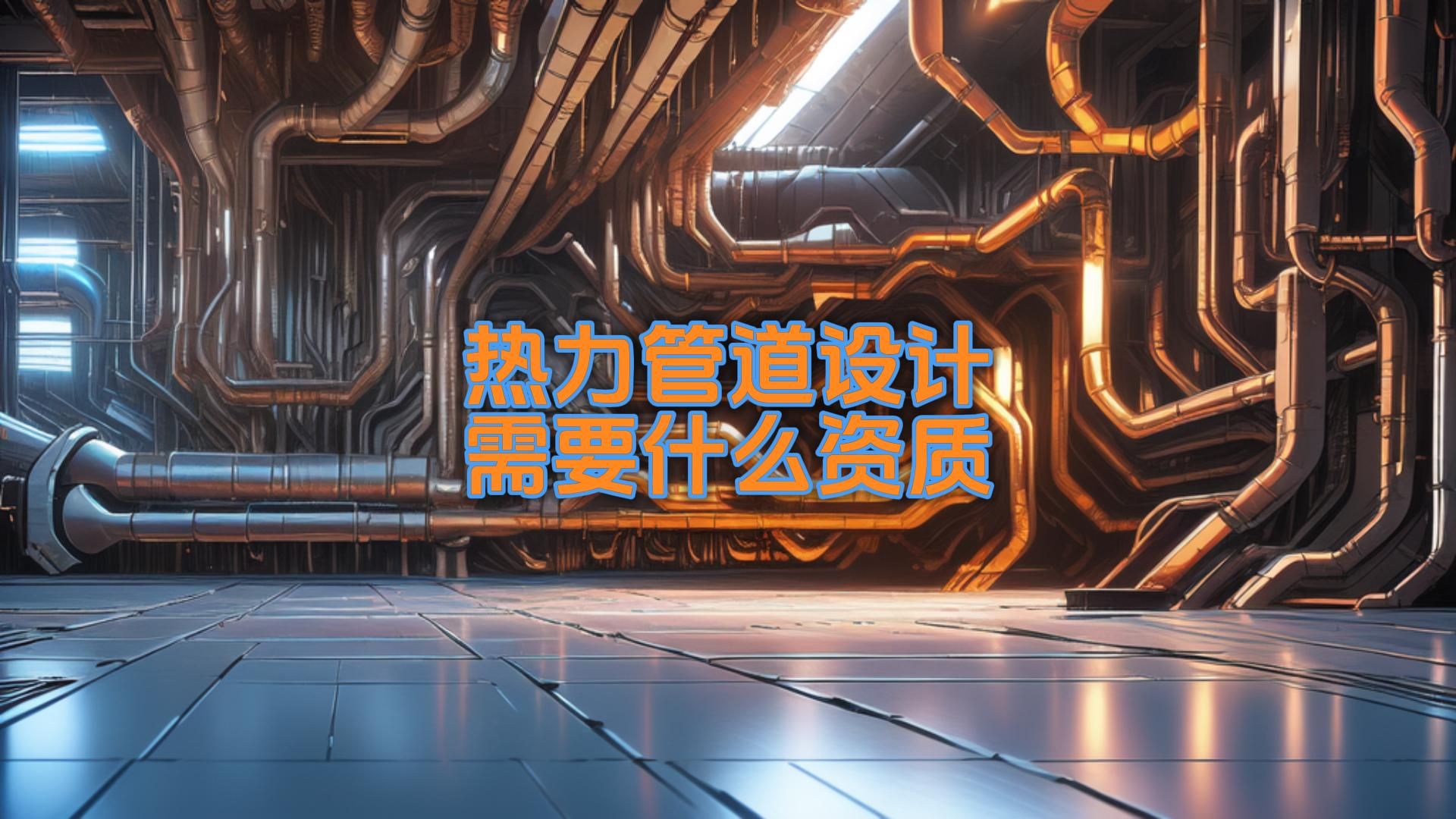 热力管道设计需要什么资质