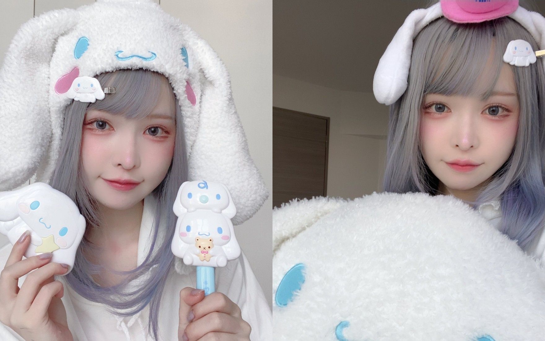 日本妹纸变身可爱玉桂狗 简直太成功了!【五彩绯夏】