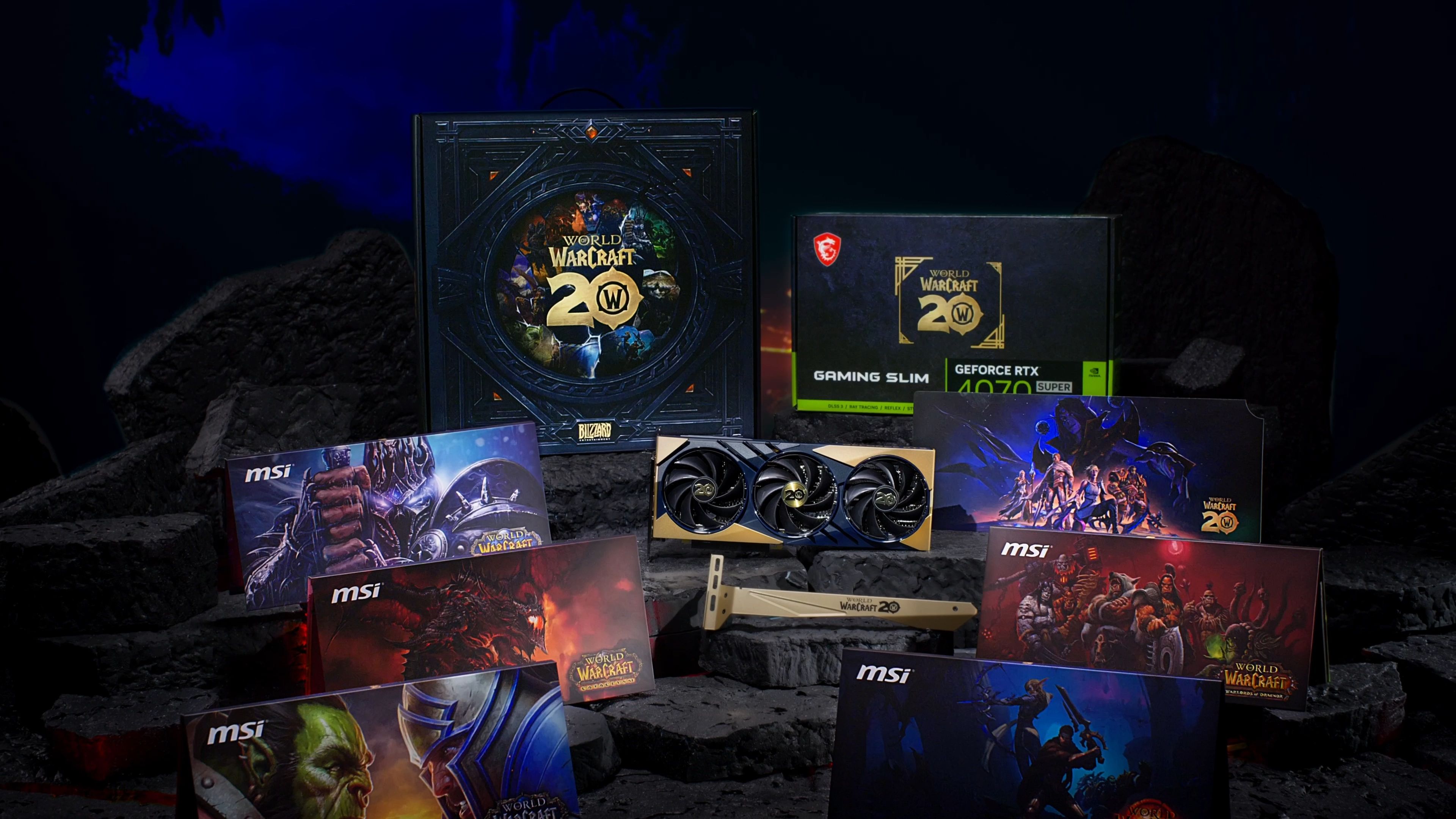 ...与暴雪娱乐共庆《魔兽世界》20周年,推出魔兽世界豪华限定版显卡