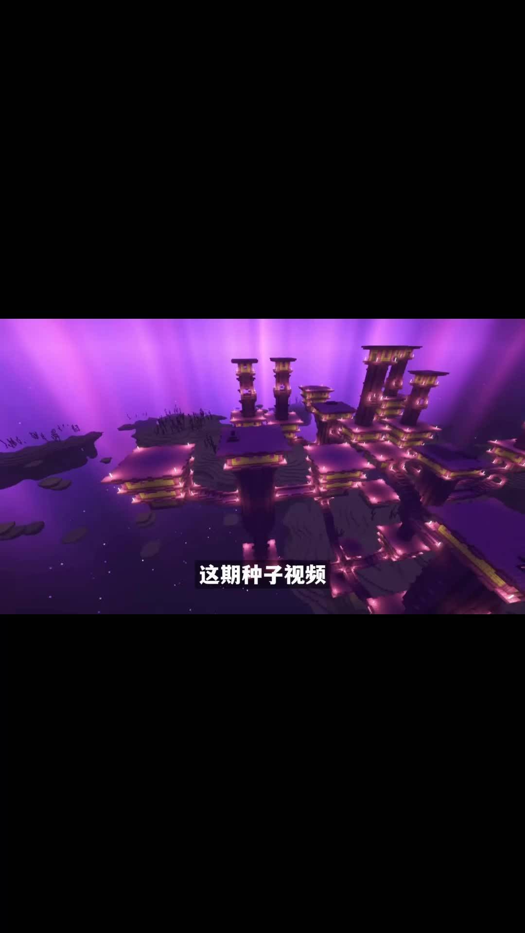 我的世界:5个奇观种子,巨型末地城,府邸村庄加神殿