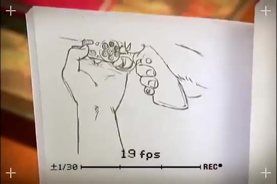 超强的手绘翻页动画!太强了吧!