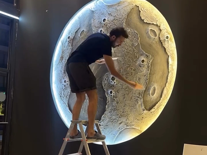 浮雕壁画背景墙施工