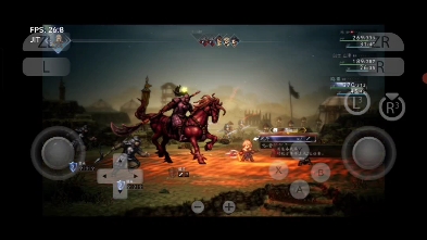 安卓yuzu模拟器 骁龙870测试ns游戏(歧路旅人2)完美运行,就是帧有点...