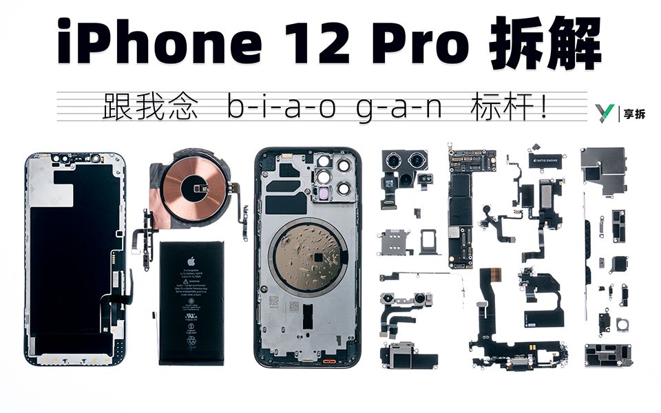 【享拆】iPhone 12 Pro拆解: 来,跟我念:b-i-a-o g-a-n,标杆!