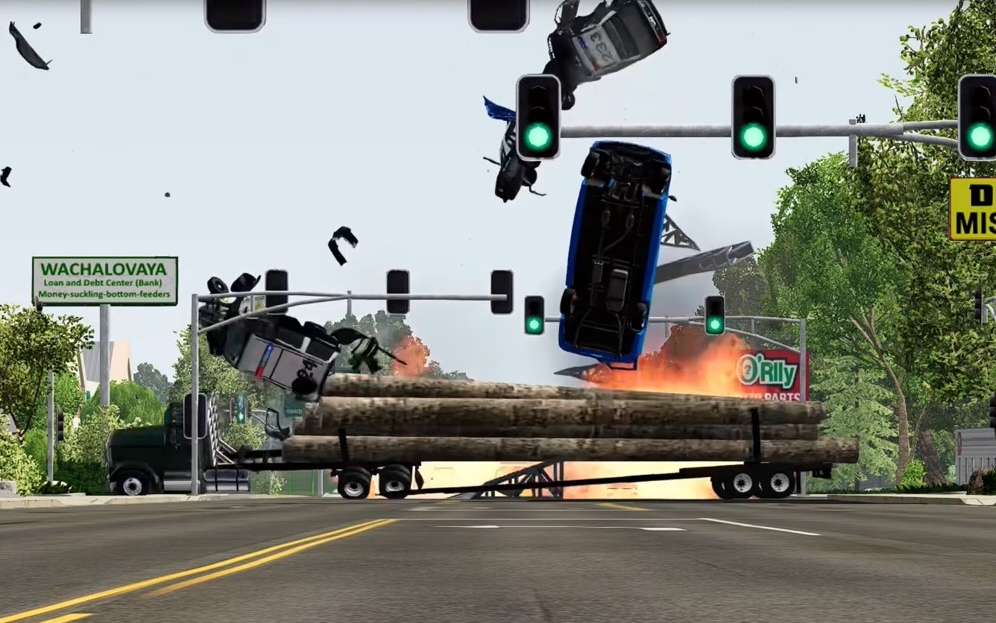 ...严重车祸事故合集【beamng.drive车祸模拟器】_单机游戏热门视频